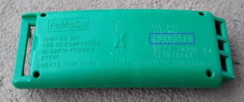 Sensor IDs on Ford Banded Sensors | Alligator TPMS